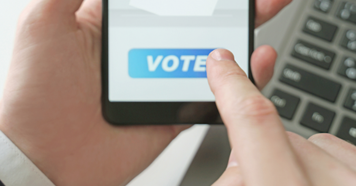 Une solution de vote électronique par smartphone | Option finance
